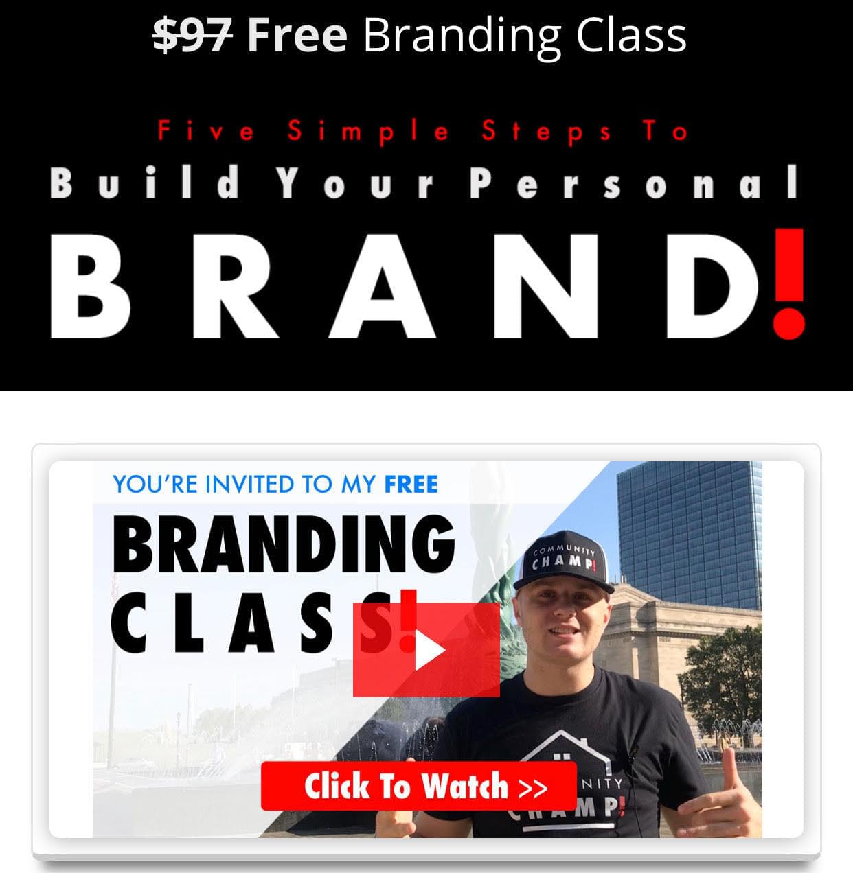 Branding Class - RSVP To Save Your Seat
